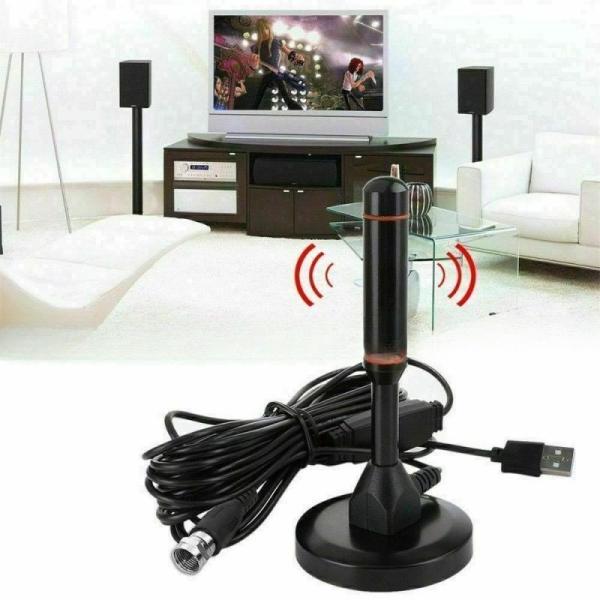Quality HD Indoor Amplified Digital TV Antenna 200 Miles Ultra HDTV with VHF / UHF for sale