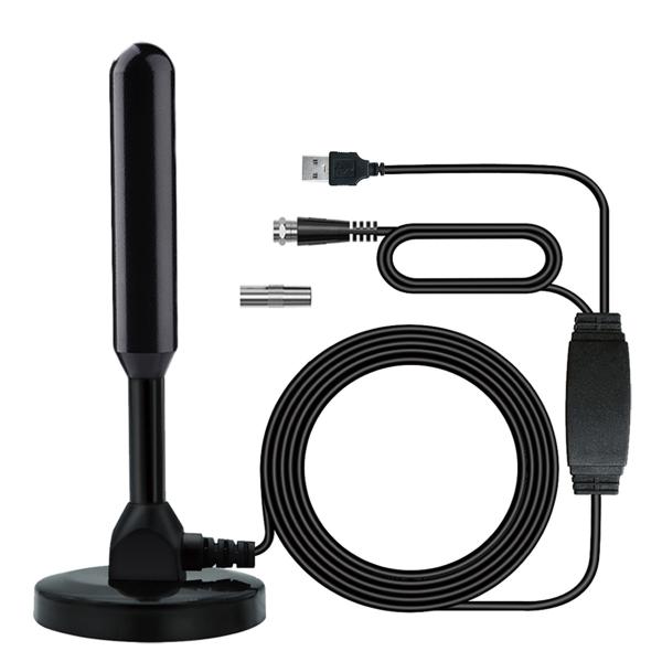Quality High Definition Digital DVB-T/DVB-T Antenna with 25DBI Freeview Indoor USB Booster High Performance HDTV Amplifier for sale