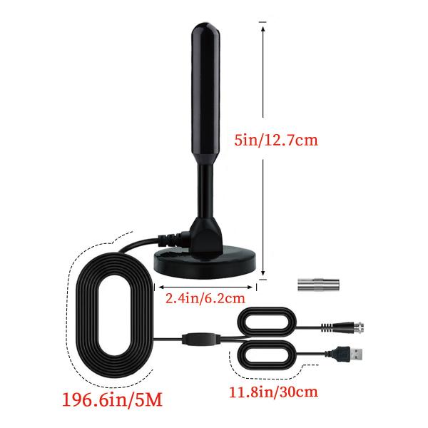 Quality High Definition Digital DVB-T/DVB-T Antenna with 25DBI Freeview Indoor USB for sale