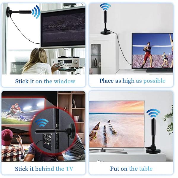 Quality High Definition Digital DVB-T/DVB-T Antenna with 25DBI Freeview Indoor USB for sale