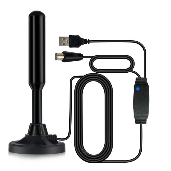 Quality UHF 470-860Mhz Signal Booster Magnetic Rubber Barrel HDTV Digital Indoor TV for sale