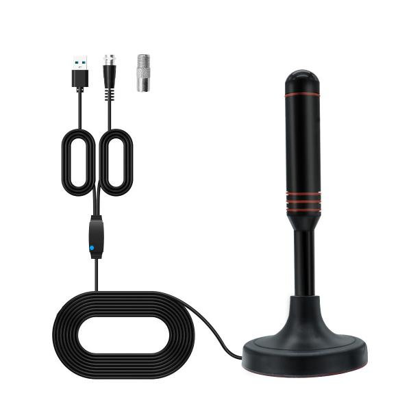 Quality High Gain indoor Long Rnge Amplifier VHF170~240mhz,UHF470~862mhz TV Antenna for sale