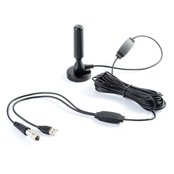 Quality 170-860MHz Frequency Range Indoor TV Antenna DVB-T Amplified 5dBi 50 Miles Range for sale