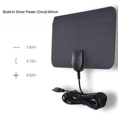 50 Miles Range Amplified HD Digital Indoor Booster Amplifier Signal TV Antenna For Smart TV