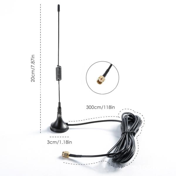 Quality External 3DBI CDMA GSM 3G Magnetic Antenna with 5m RG174 Extension Cord and for sale