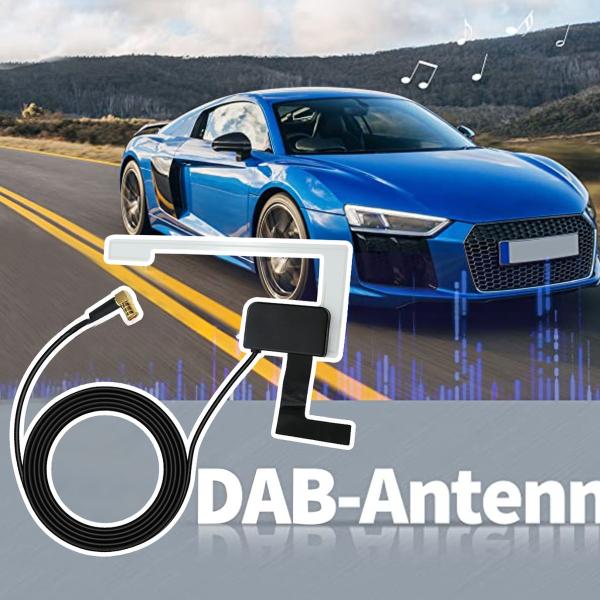 Quality 15db 3dB Gain VHF UHF 18Dbi Digital AM FM Aerial Patch Car DAB Radio Antenna for sale
