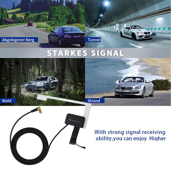 Quality Active Antenna Car FM Radio Antenna 15dbi Patch Digital Radio Antenna with SMB for sale