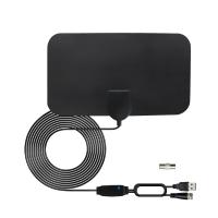 Quality 4K Digital TV Antenna 50 Miles Booster DVB-T Aerial HD Flat Indoor Active 25DBi for sale
