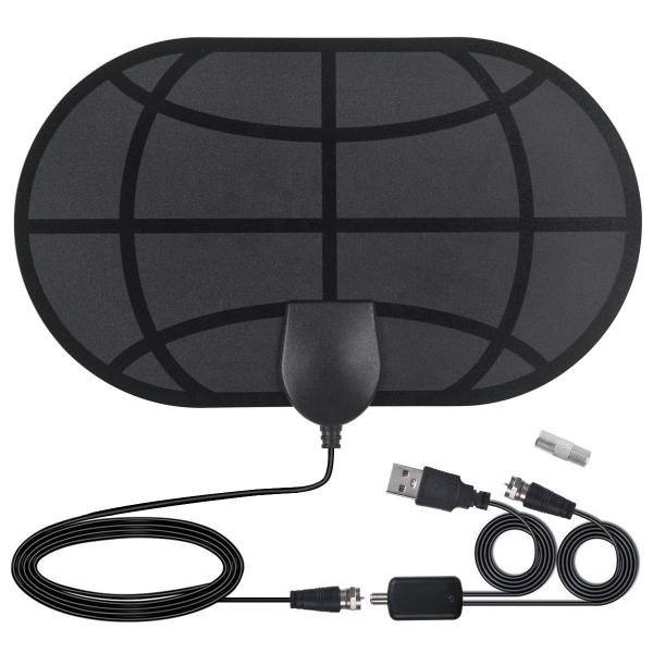 Quality Free Channel Uhf Vhf  Active DVB-T Signal Amplifier  HDTV Wireless Indoor  DTMB Tv Antenna for sale