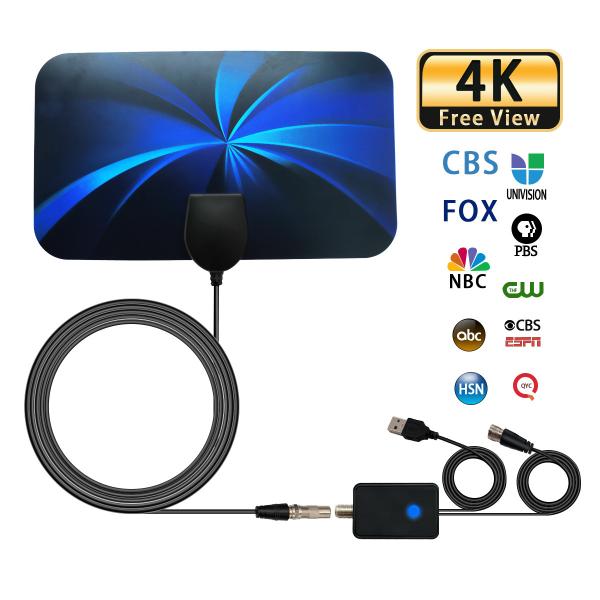 Quality Hot Selling Telecom Antenna TV Digital 1080P 4K Free Channel Digital Indoor HD TV UHF VHF Movie TV Antenna for sale