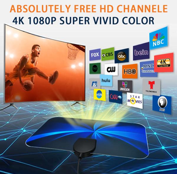Quality Hot Selling Telecom Antenna TV Digital 1080P 4K Free Channel Digital Indoor HD for sale