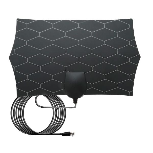Quality Hexagonal television antenna DVB-T DVB-T2 antena amplifier hdtv aerial indoor for sale
