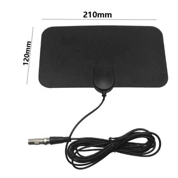 Quality 4K 25DBI Indoor digital tv antenna for hdtv vhf and uhf antenna remote control for sale