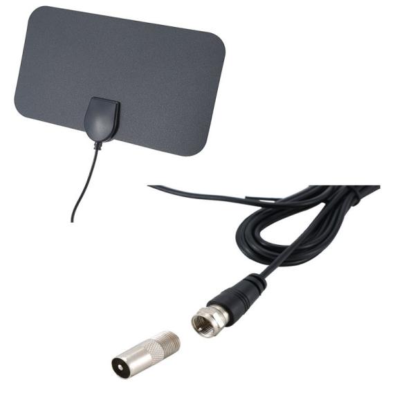 Quality 4K 25DBI Indoor digital tv antenna for hdtv vhf and uhf antenna remote control for sale