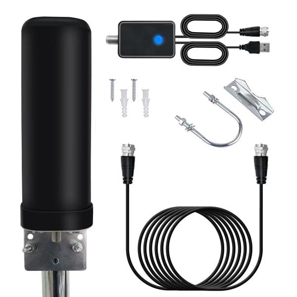 Quality High-Performance Outdoor TV Antenna DVB HDTV Booster with Indoor/Outdoor Digital TV Receiver for sale