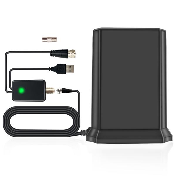 Quality 25dbi High Gain Digital Antenna for Indoor TV HD DTMB HDTV with Amplifier VHF for sale