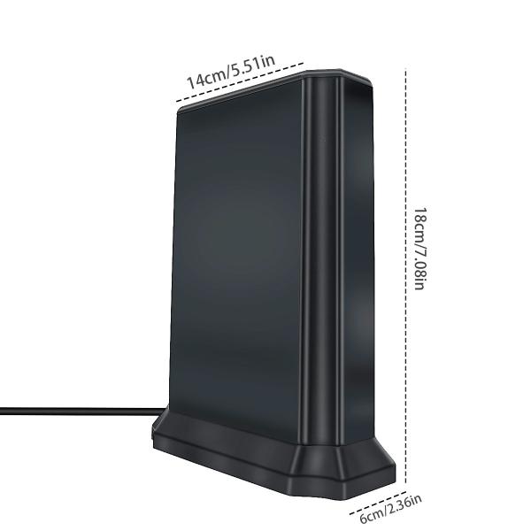 Quality 25dbi High Gain Digital Antenna for Indoor TV HD DTMB HDTV with Amplifier VHF for sale