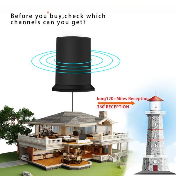 Quality High Quality25db 4K 1080P Uhf470-862Mhz Digital Antenna For Smart Tv Antenna for sale