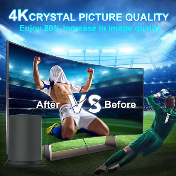 Quality High Quality25db 4K 1080P Uhf470-862Mhz Digital Antenna For Smart Tv Antenna for sale