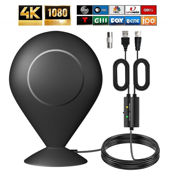 Quality 800-2600MHz 228mm DVB t T2 Paddle Aerial Antenna with Magnetic Base UV Protected for sale