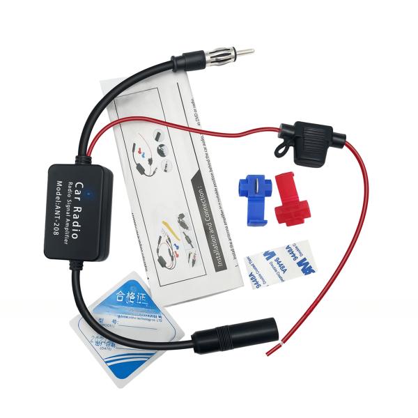 Quality Universal 12V Car Radio FM AM Antenna Signal Amplifier Booster 330mm FM Antenna Product Type Communication Antennas for sale