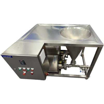 China Self Priming Inline Powder Liquid Mixer GMP Inline High Shear Mixer For Beverage for sale