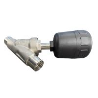 China Sanitary Pneumatic Angle Seat Valve for sale