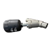 China Sanitary Pneumatic Angle Seat Valve for sale