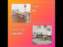 Cheap price factory directly provides single steel single bed