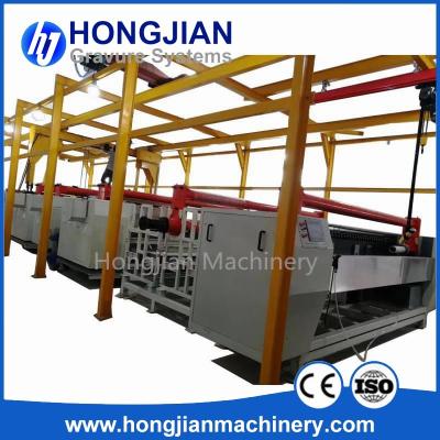 China Plating Plants Machinery Electroplating Machine Line for Rotogravure Cylinder Printing Plate Making Galvanic Plating for sale