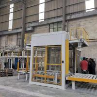 China 1200 Cycles Per Hour High Level Palletizer With Flat Push Large Bag Stacker for sale