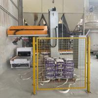 China Case Box Bottle Automatic Palletizer Machine Single Column Robot Palletising System for sale
