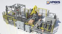 China Automated Robotic Palletizer Machine Intelligent Bag Handling System for sale