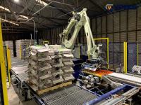 China Automated Robotic Palletizer Machine Intelligent Bag Handling System for sale