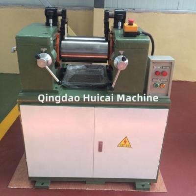 Cina 1-2 kg Capacità di alimentazione composta XK-160 Mini Mill di miscelazione della gomma Laboratorio riscaldato Due Roll Mill in vendita