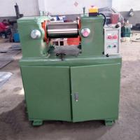 China Small Size Lab Two Roll Mill Rubber Laboratory Machine with 320mm Roll Working Length for sale