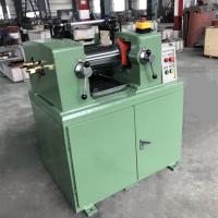 China Small Size Lab Two Roll Mill Rubber Laboratory Machine with 320mm Roll Working Length for sale