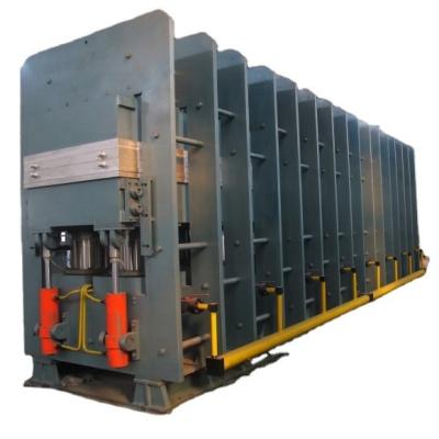 China Pressão de vulcanização automática de cintura transportadora de núcleo de tecido de 75 kW para requisitos do cliente à venda