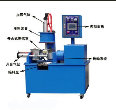 Cina 55t Voltage Cliente richiesto Banbury Kneader di gomma intensiva per la miscelazione di gomma di laboratorio in vendita