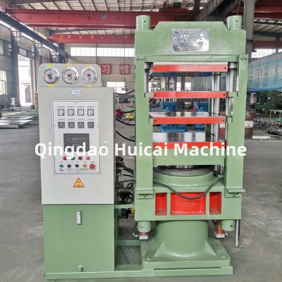China 1.00MN Four-column Hydraulic Rubber Vulcanizing Press with 1880*720*1680 mm Size for sale