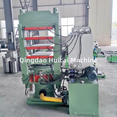 China 1.00MN Four-column Hydraulic Rubber Vulcanizing Press with 1880*720*1680 mm Size for sale