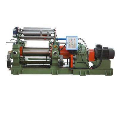 China 380V Spanning Rubber Two Roll Mixing Mill met automatische besturing en menging Te koop