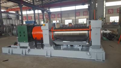 China 380V Spanning Rubber Two Roll Mixing Mill met automatische besturing en menging Te koop