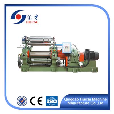 China Moinho de mistura de borracha de bloqueio opcional com velocidade de rotação do rolo frontal de 21-22 rpm à venda