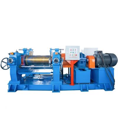 China 450 mm roldiameter open molen rubber mengmachine voor productie efficiëntie Te koop