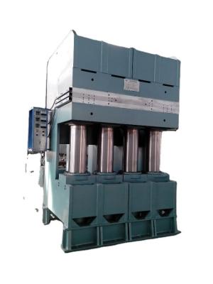 Cina Negozi di materiali da costruzione Foglio di gomma Pressa idraulica con sistema di allarme automatico e progettazione in vendita