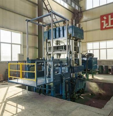 Cina Macchina di stampa per vulcanizzazione idraulica automatica per la produzione di pneumatici solidi a piattaforma laterale in vendita