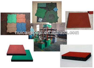 Cina Long Life Life Colonna Tipo Rubber Tile Press Vulcanizer Rubber Tile Making Machine in vendita