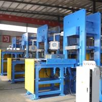 China Blue Track Rubber Block Vulcanizing Press Machine for Customer Requirements for sale