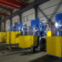 China Blue Track Rubber Block Vulcanizing Press Machine for Customer Requirements for sale